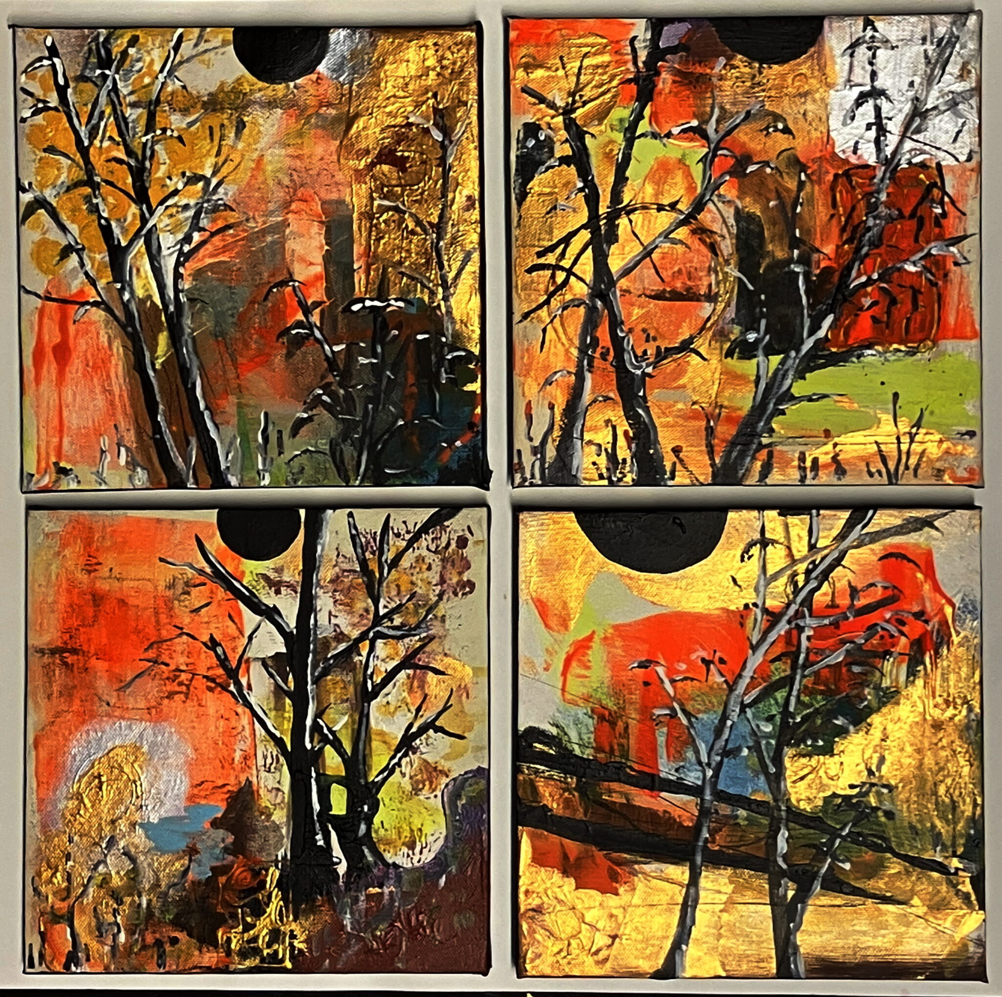 Acrylic paintings on canvas and akvarel on paper. - Joe PearsonJoe Pearson